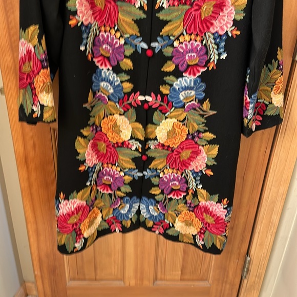 natural | Jackets & Coats | Gorgeous And Colorful Black Coat With ...